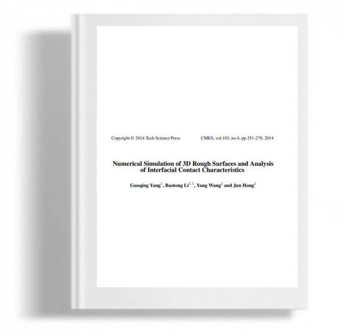 Numerical Simulation Of 3d Rough Surface And Analysis Of Interfacial Contact Characteristics