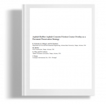 Asphalt rubber asphalts concrete friction course overlay as a pavement ...