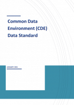 Common Data Environment (CDE) Data Standard