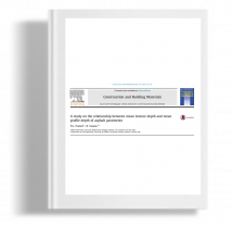 A study on the relationship between mean texture depth and mean profile ...