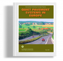 Quite Pavements systems in europe